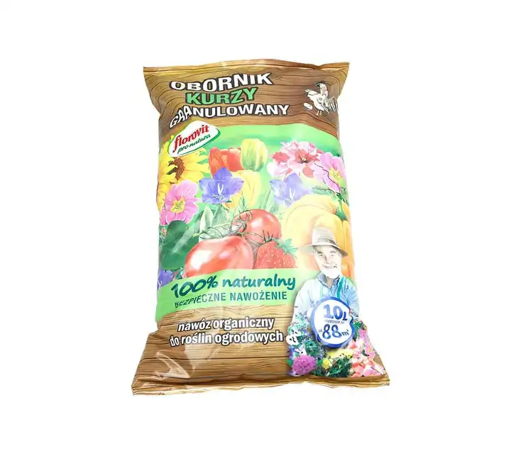Obornik granulowany kurzy Florovit Pro Natura 10L - Rolmarket.pl